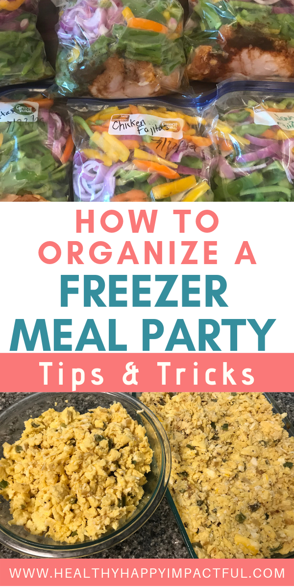 How To Set Up a Freezer Meal Party - Healthy Happy Impactful