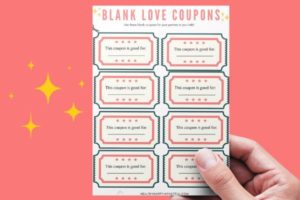 Free Printable Love Coupons Template (Instant DIY Gift)