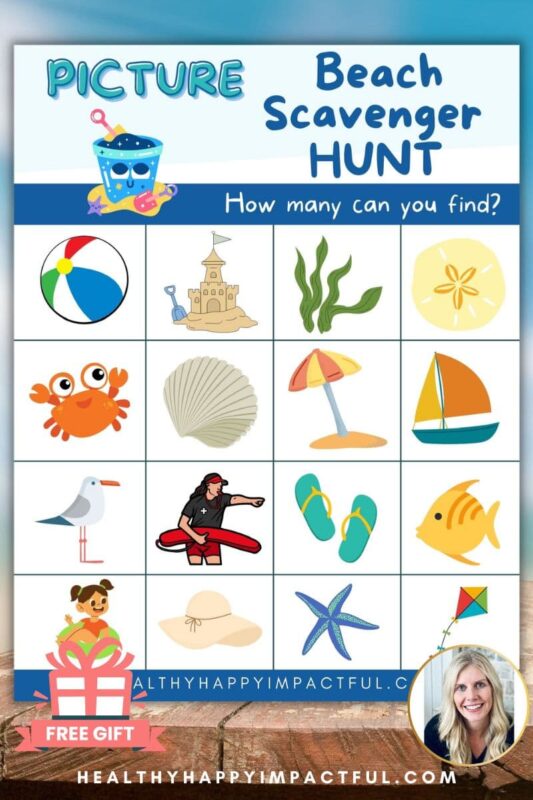 Best Beach Scavenger Hunt for Kids (+2 Free Printables)