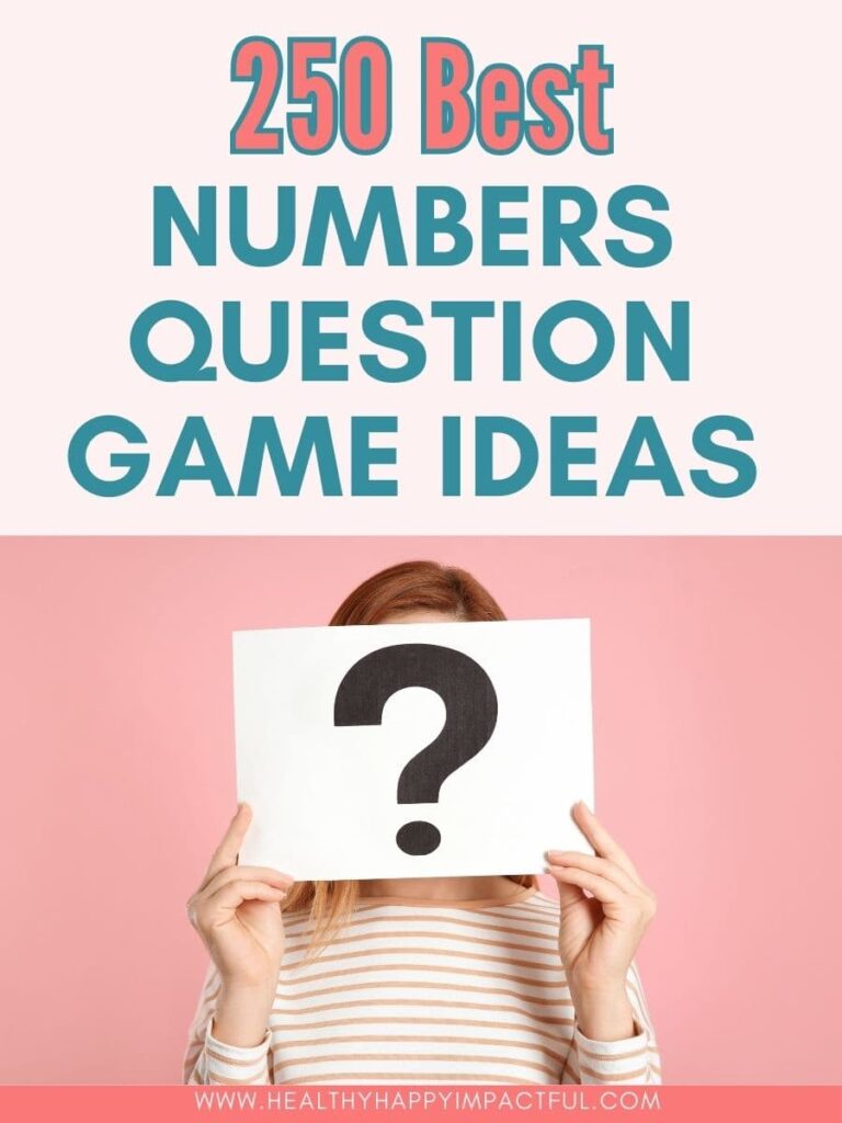 250 Best Numbers Question Game Ideas (2025)