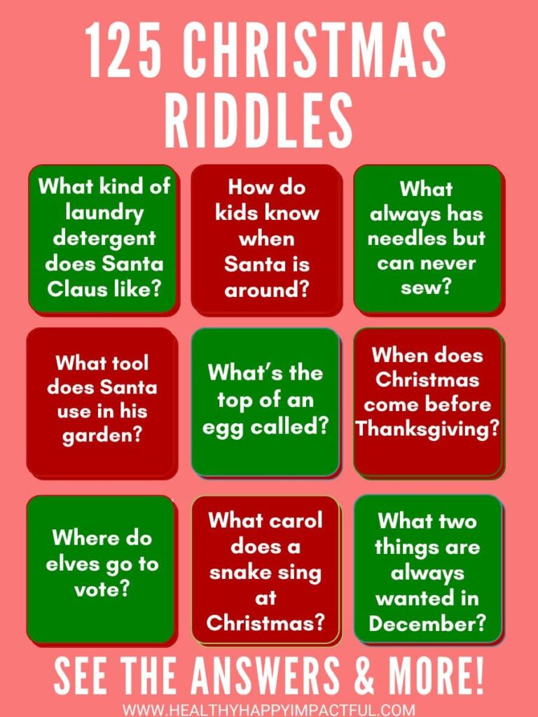 125 Jolly Christmas Riddles to Keep Everyone Guessing (And Laughing!)