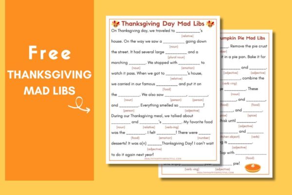 Best Thanksgiving Mad Libs Free Printable (Use It This Year!)