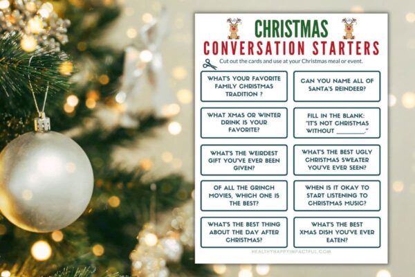 150 Fun Christmas Conversation Starters For Kids & Adults in 2024 ...