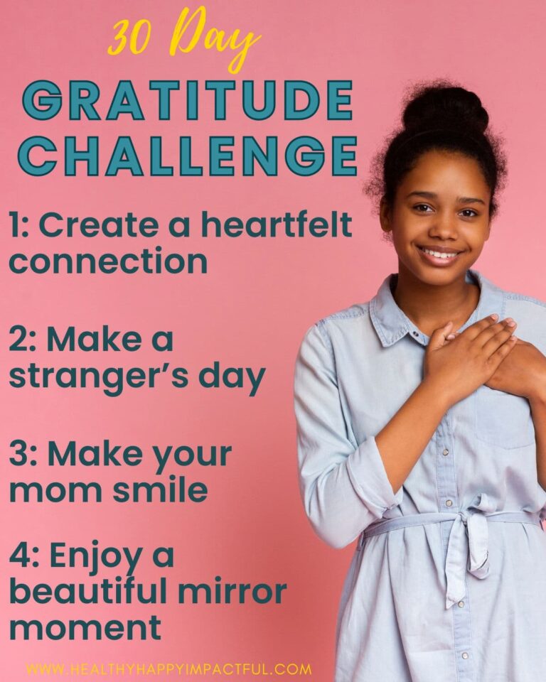 30 Day Gratitude Challenge for 2025: Joy in 5 Minutes a Day