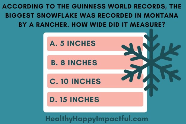 150 Most Fascinating Winter Trivia Questions and Answers