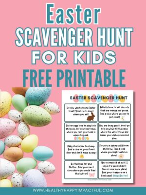 Best Easter Scavenger Hunt For Kids: Free Printable to Hop Into Fun!
