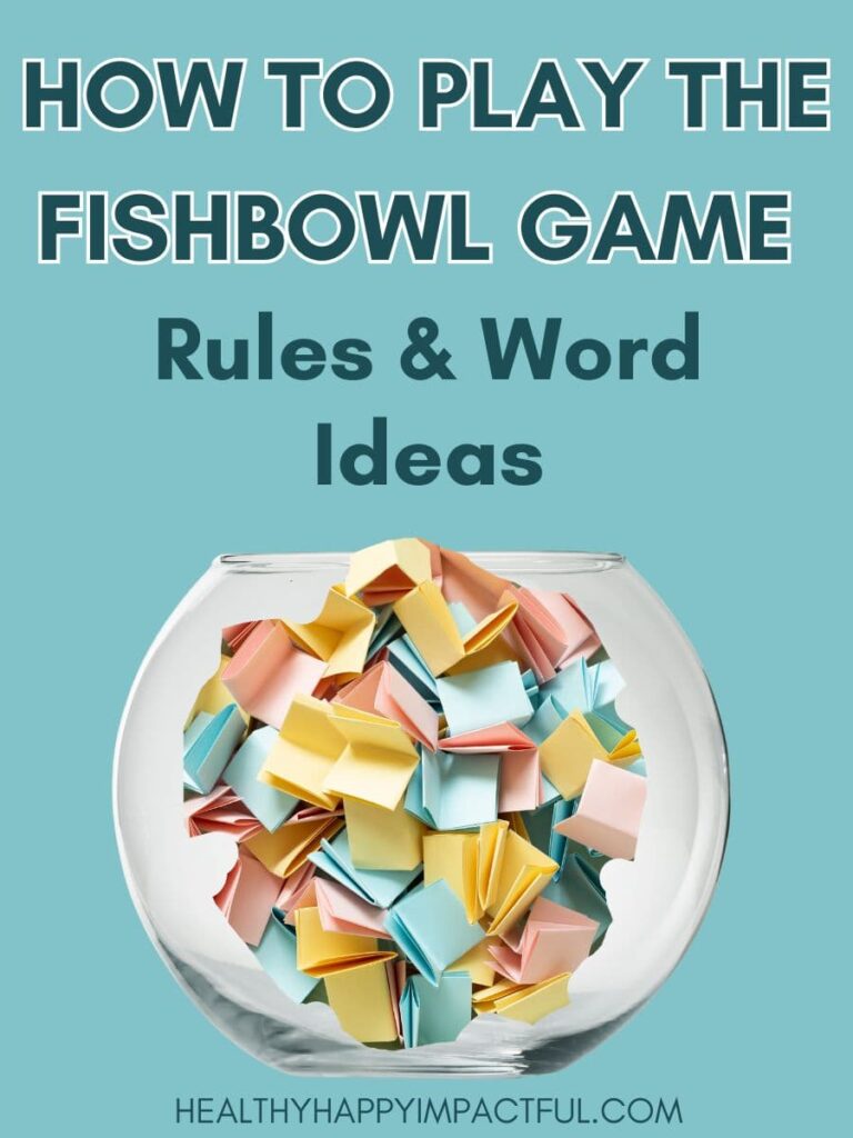 How to Play the Fishbowl Game + Fun Word Ideas & Rules (2025)