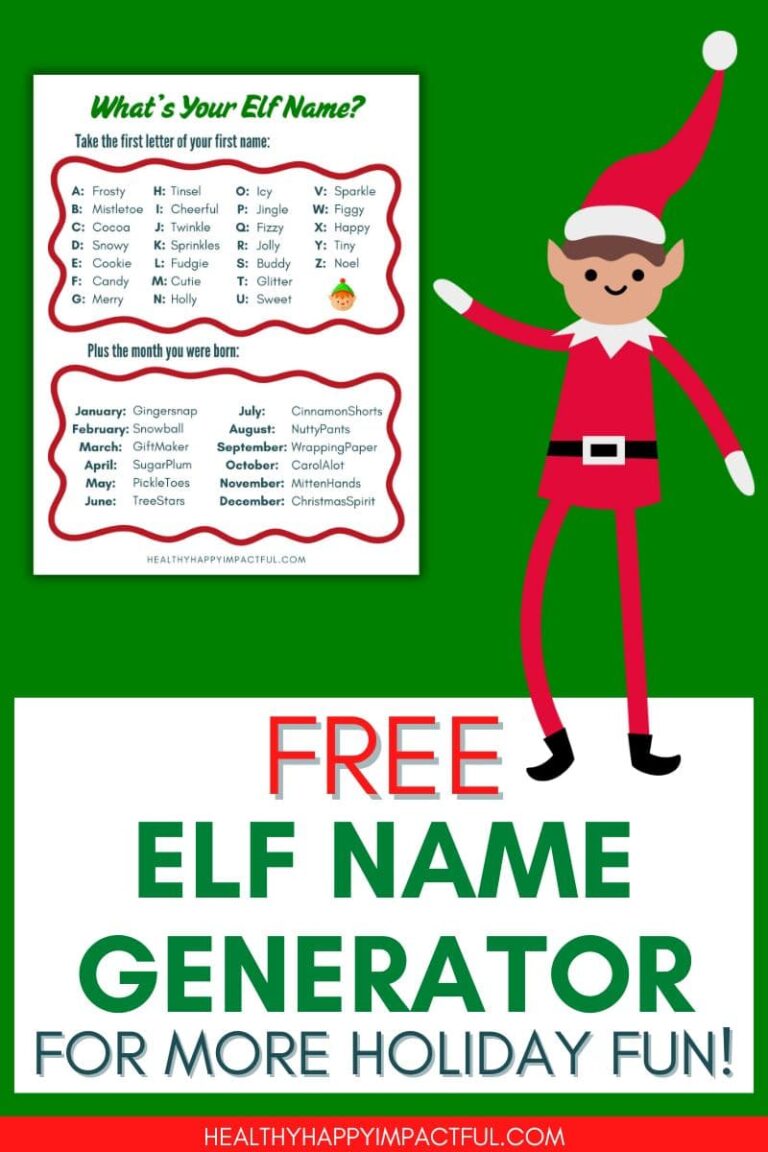 What's Your Elf Name? Funny Christmas Elf Name Generator (2025)