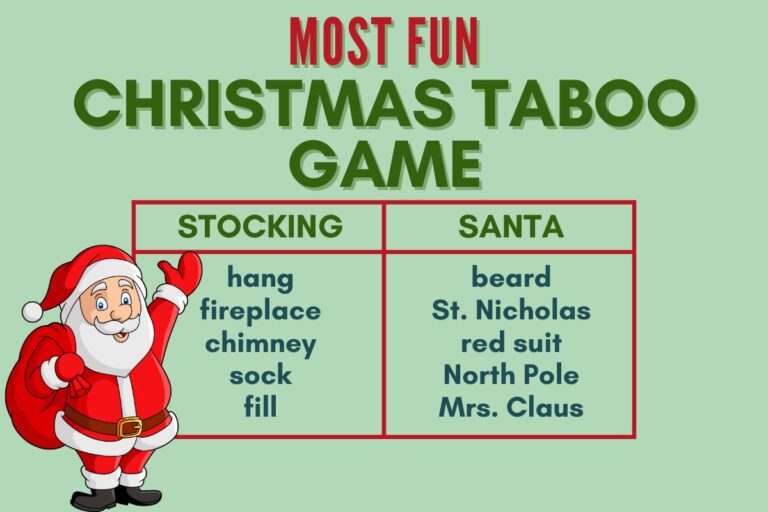 Must-Play Christmas Taboo Game To Unwrap The Fun