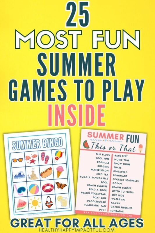 25+ Most Exciting Summer Games To Play Inside or Outside