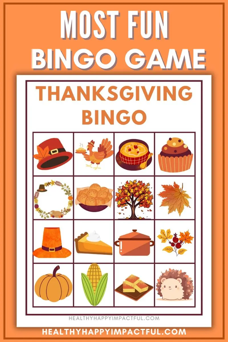 Free Thanksgiving Bingo Game Your Family Won't Stop Talking About ...