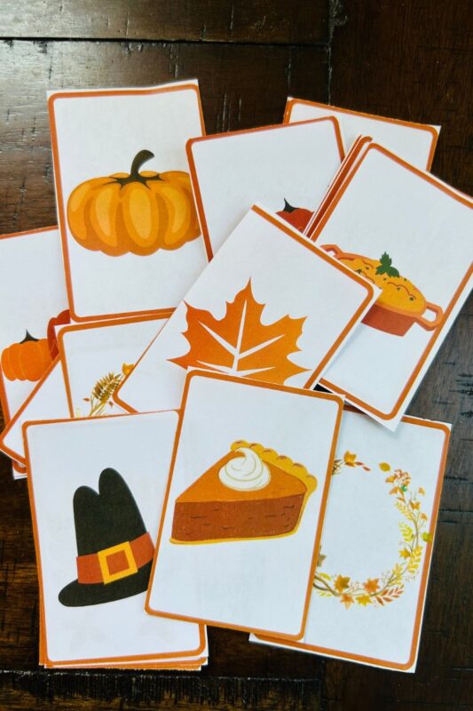 Free Thanksgiving Memory Game You'll Want to Play Again & Again