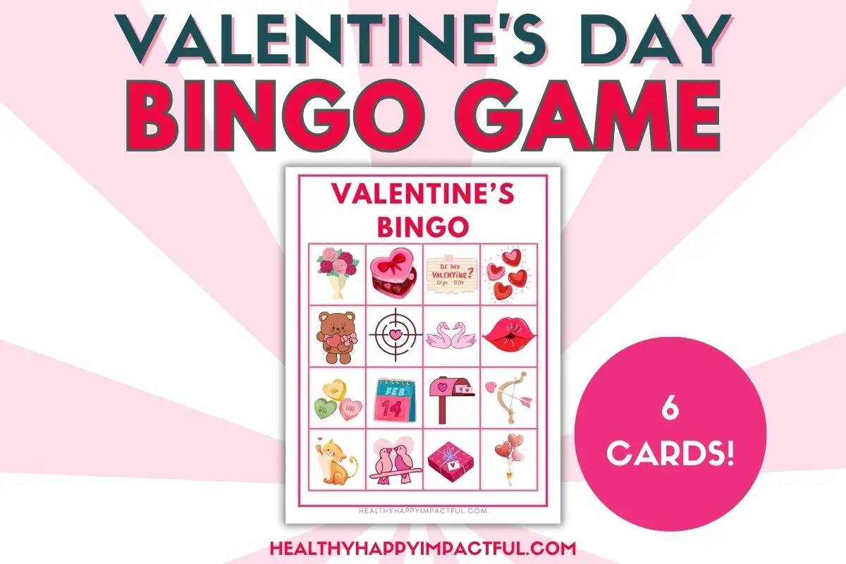 Free Printable Valentine's Day Bingo Kids Will Ask to Play Again ...
