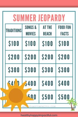 Free Summer Jeopardy Game: A Fun Twist on Game Night! - Healthy Happy ...