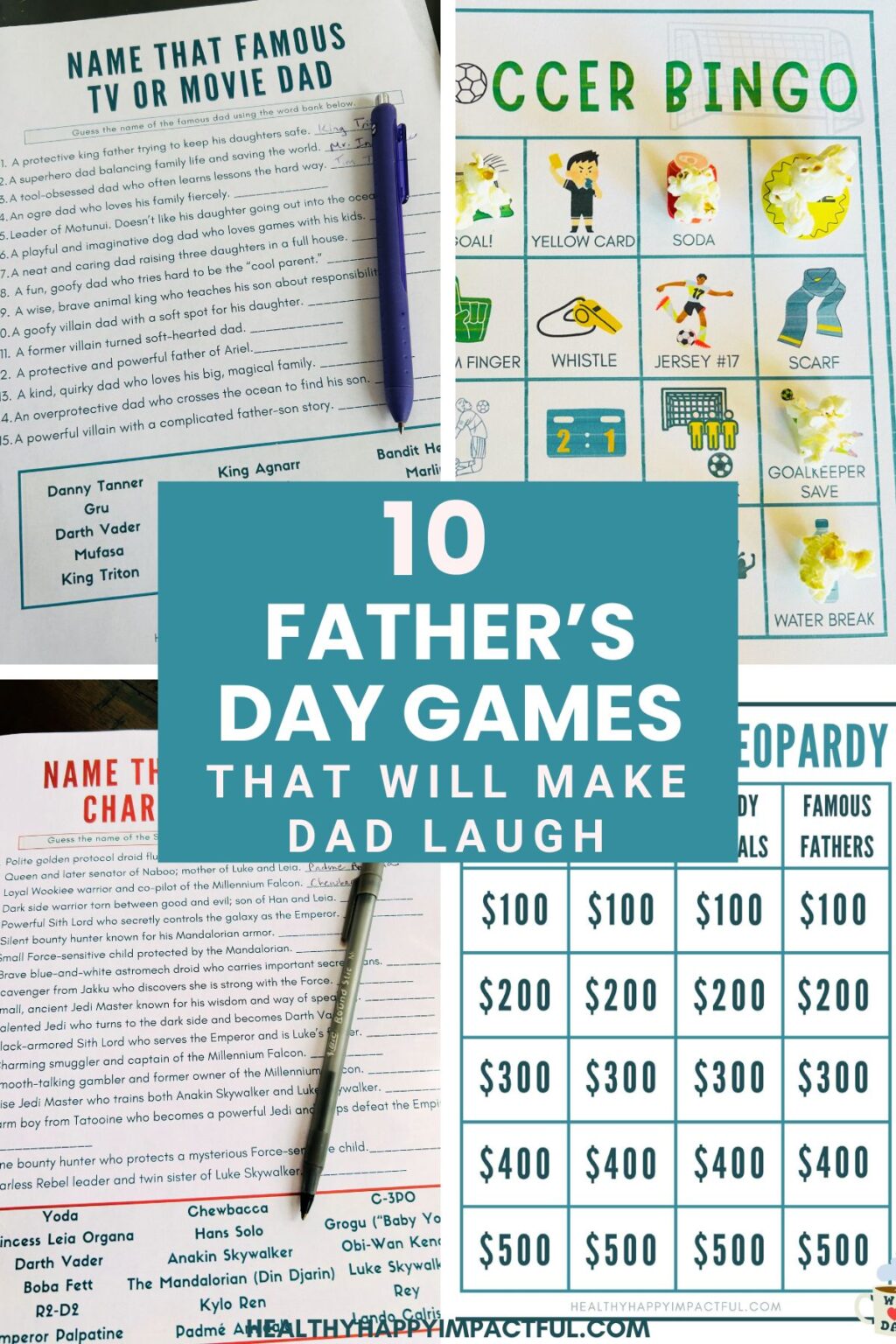 10 Father's Day Games Gauranteed to Get Dad Laughing - Healthy Happy ...