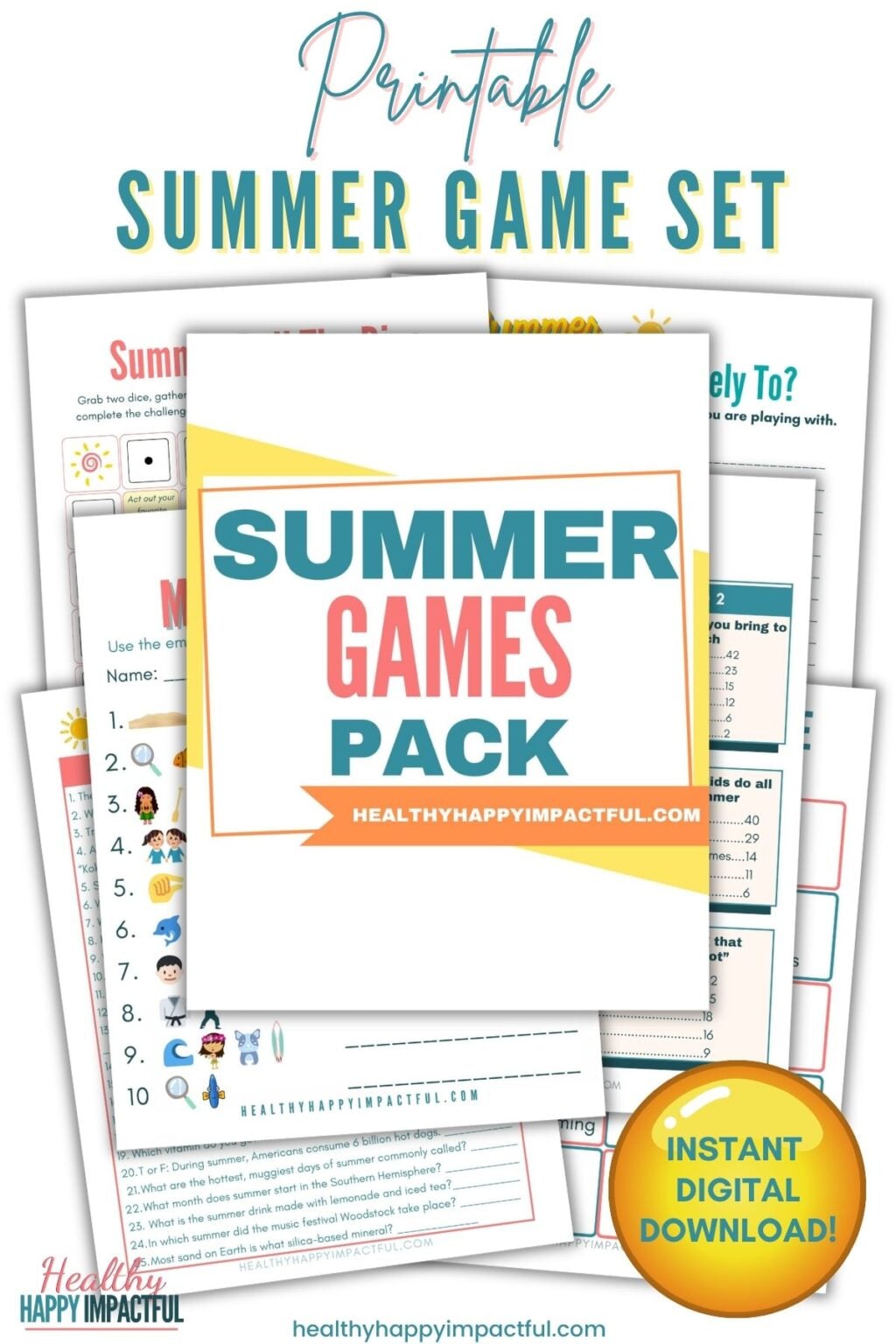 Free Summer Jeopardy Game: A Fun Twist on Game Night! - Healthy Happy ...